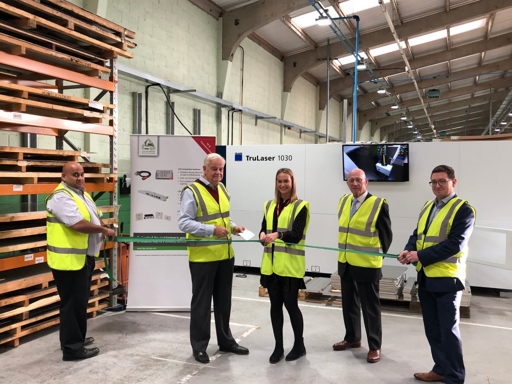 St Clare Hospice 'cut the ribbon' on LPA's latest factory investment ...