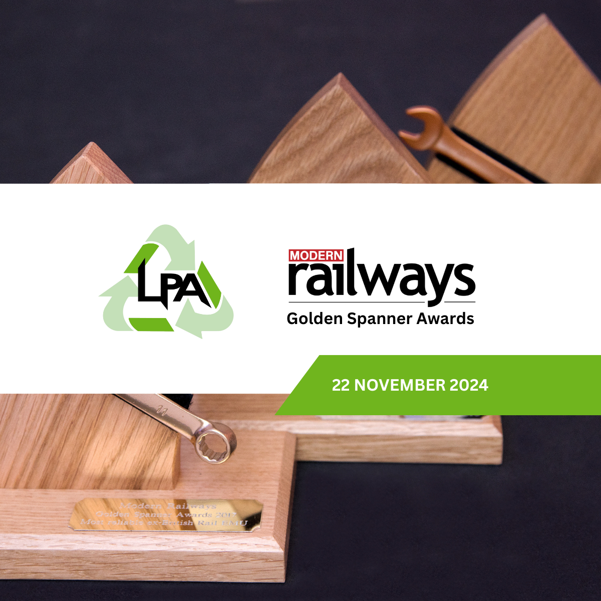 LPA hosting at Modern Railways Golden Spanner Awards! - LPA Group